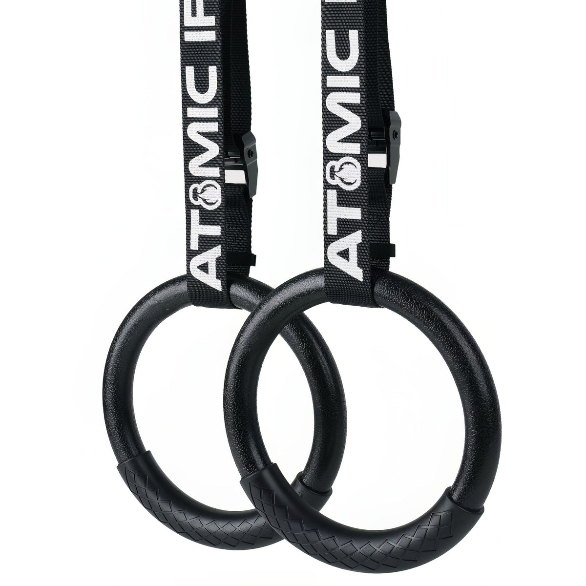 Premium Outdoor Gymnastic Rings Set (Black) – Atomic Iron