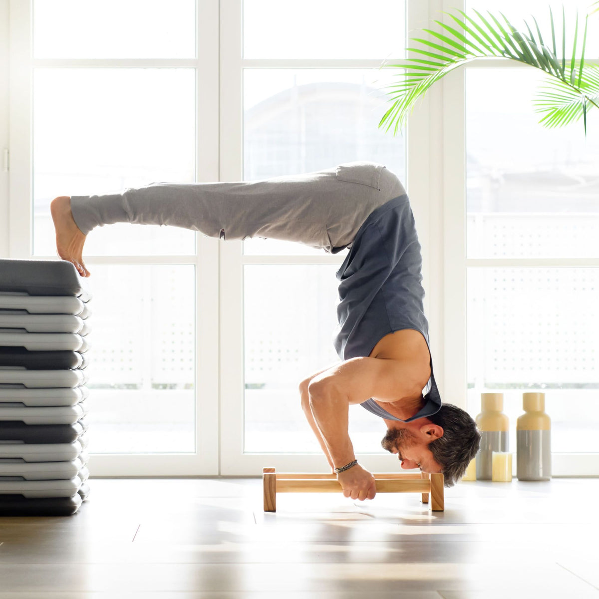 Wooden Handstand Parallettes | Atomic Iron Australia